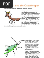 The Ant and the Grasshopper Fable | PDF