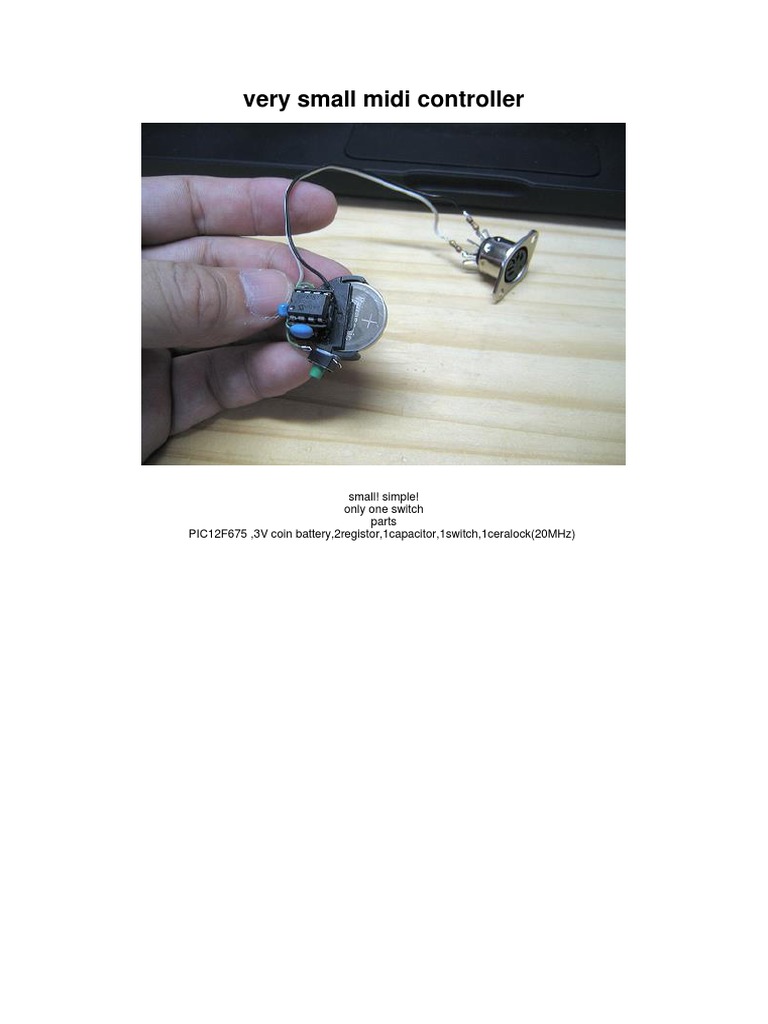 Electronica Diy Midi Small Controller | PDF