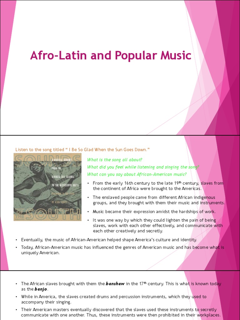 Afro-Latin and Popular Music | PDF | Jazz | Ragtime