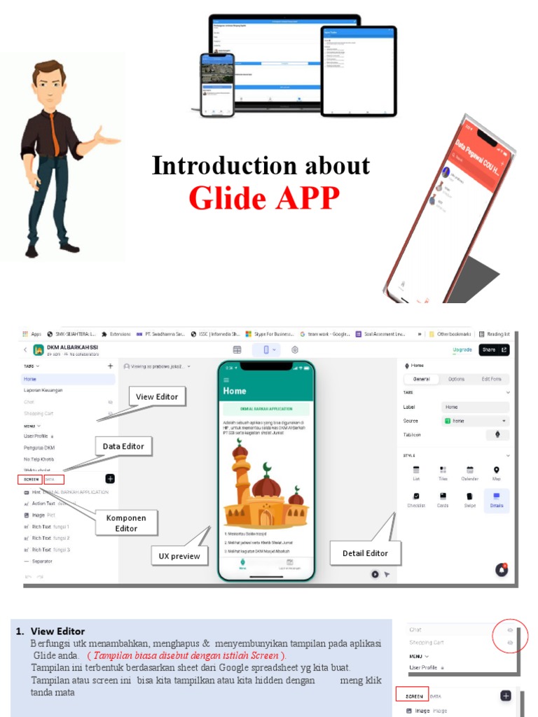 Panduan Lengkap Pengembangan Glide App | PDF