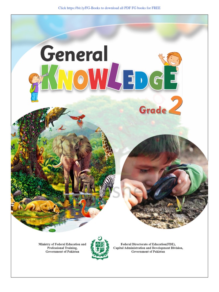 Free PDF General Knowledge Book for Class 2 | PDF