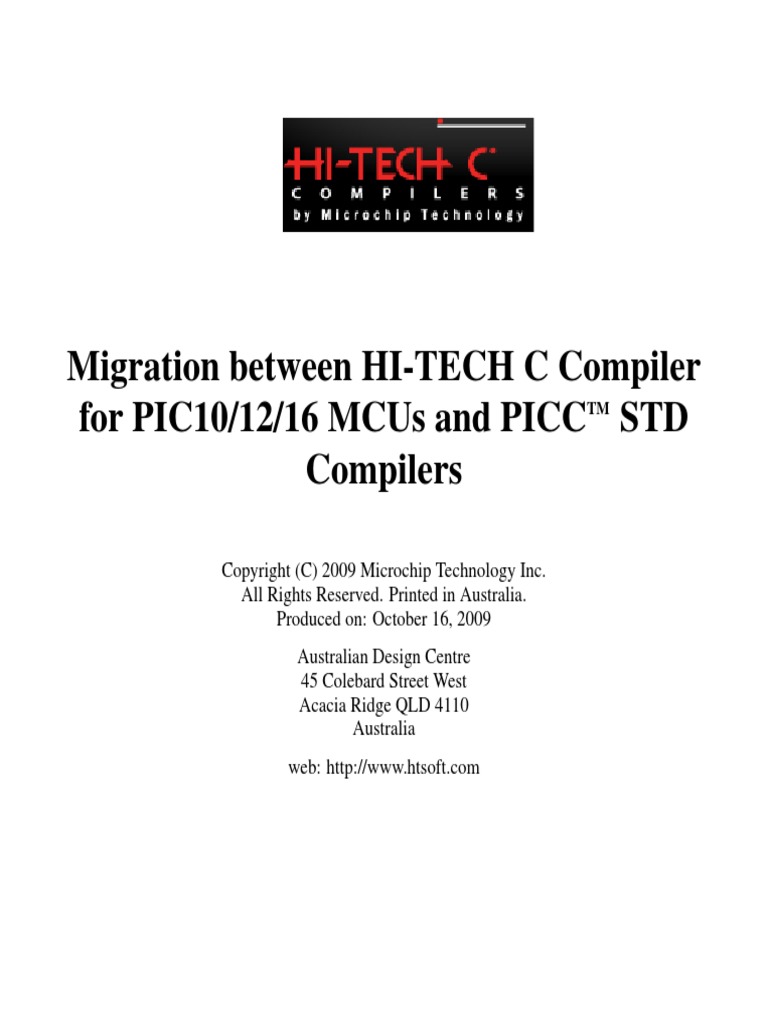 Migration Between HI-TECH C Compiler | PDF | Pointer (Computer ...