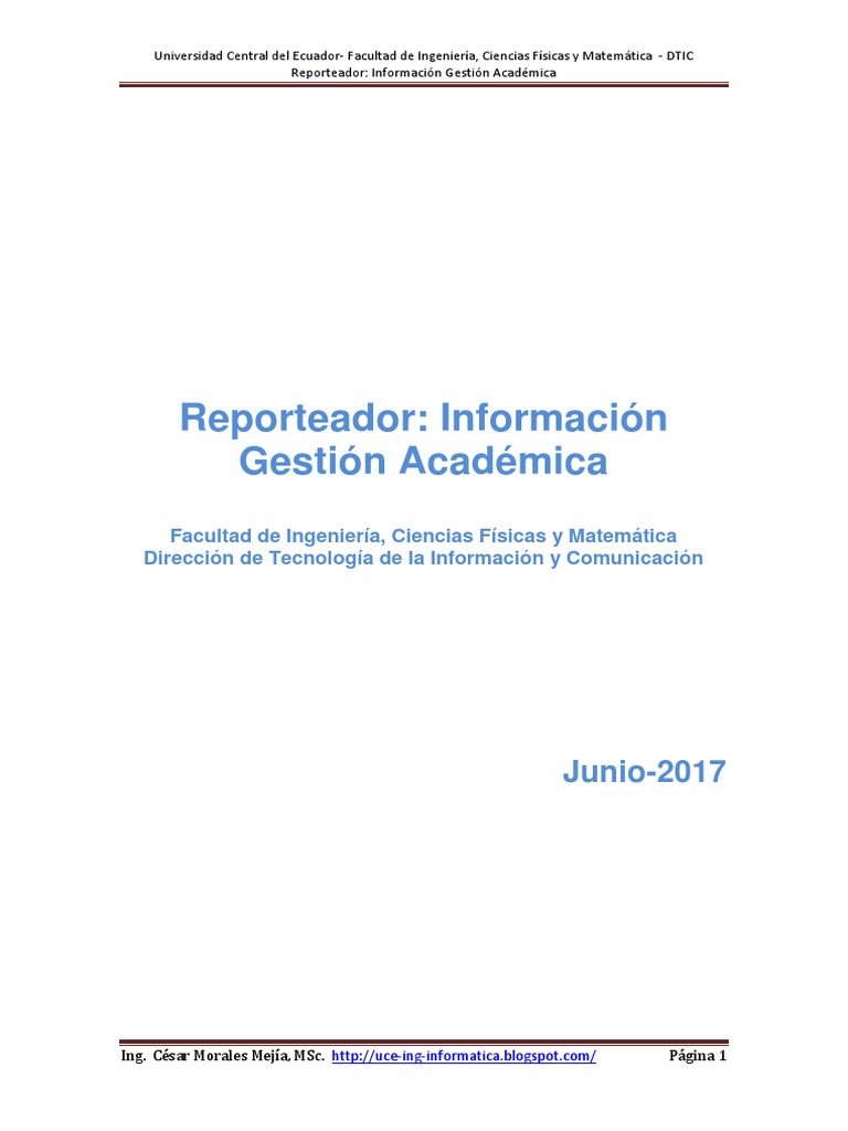 Manual Sistema Reporteador | PDF | Informática | Microsoft Excel
