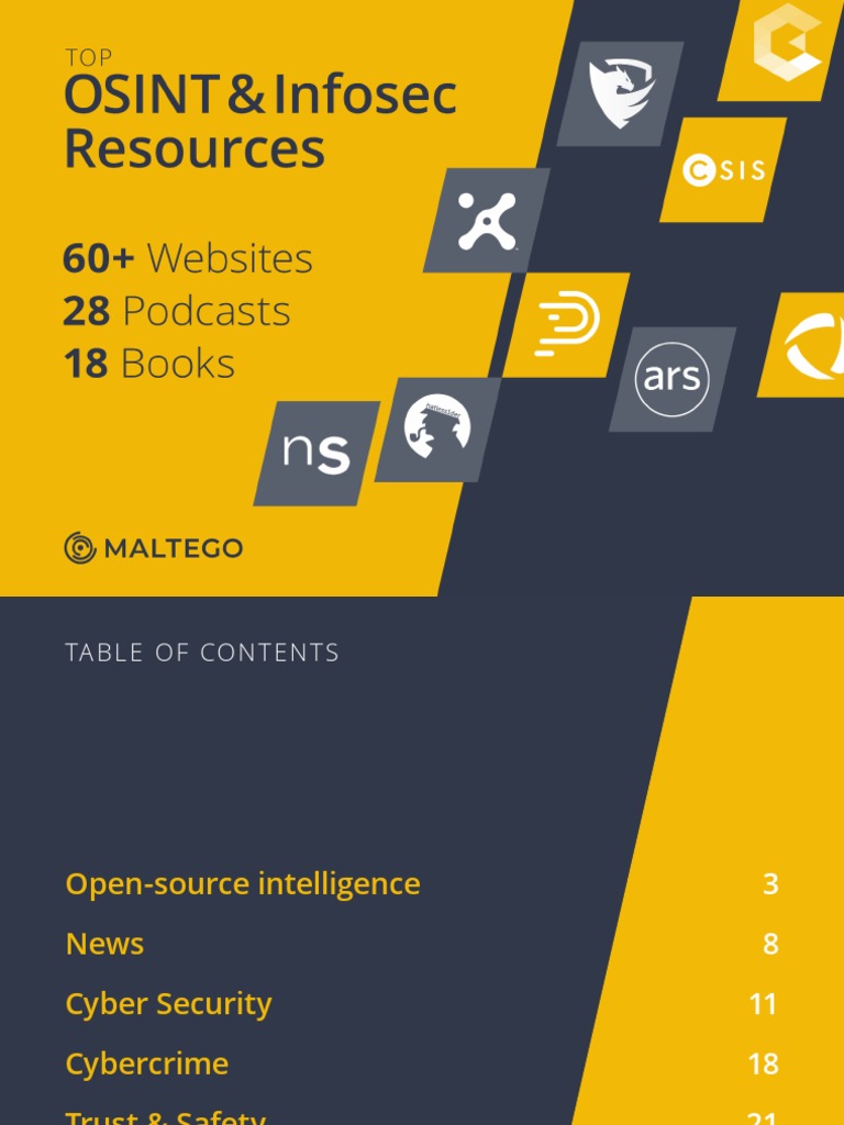 Top OSINT&Infosec Resources For You and Your Team100+ Blogs, Podcasts | Download Free PDF ...