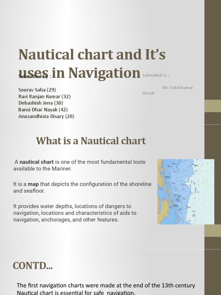 Nautical Chart and It's Uses in Navigation | PDF | Navigation | Cartography