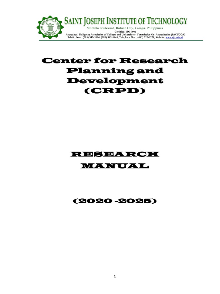 Research Manual 1 | PDF | Intellectual Property | Thesis