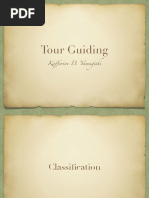 Tour Guiding Module | PDF | Tourism | Leadership