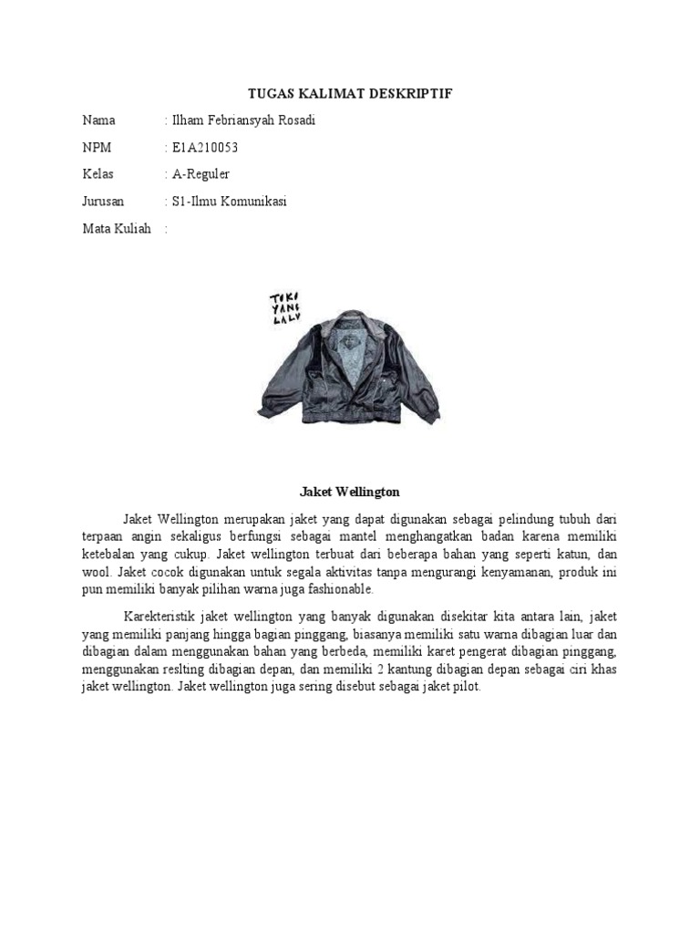 Kalimat Deskrip | PDF