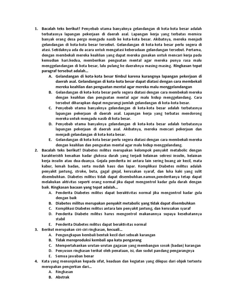 Soal Uas Bahasa Indonesia 2021 | PDF | Seni & Disiplin Bahasa