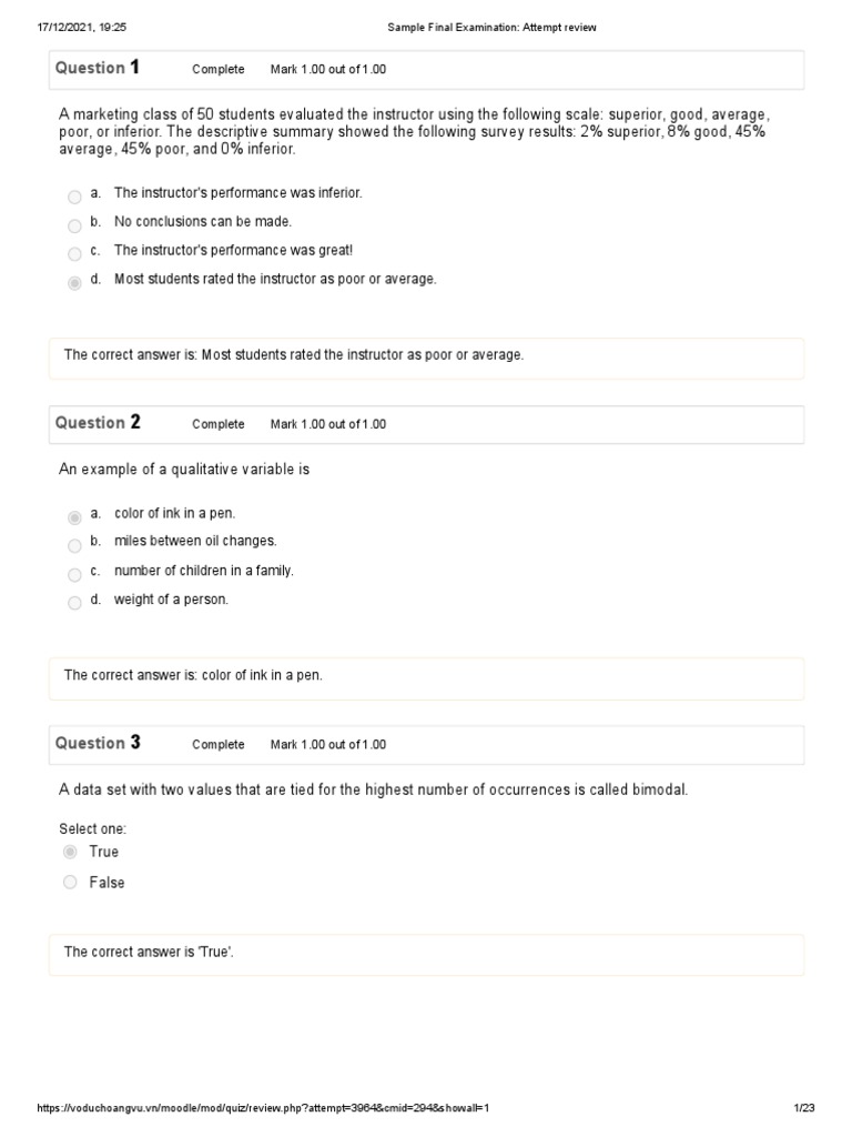 Marketing Class Instructor Evaluation Results | PDF | Standard Error ...