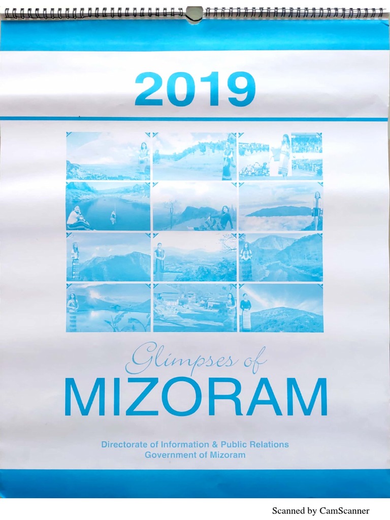 Mizoram Calendar 2019 | PDF