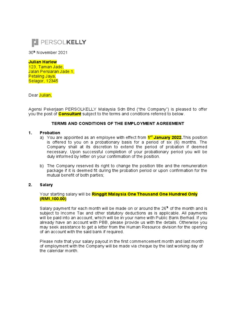 FTE - Template | PDF | Confidentiality | Sick Leave