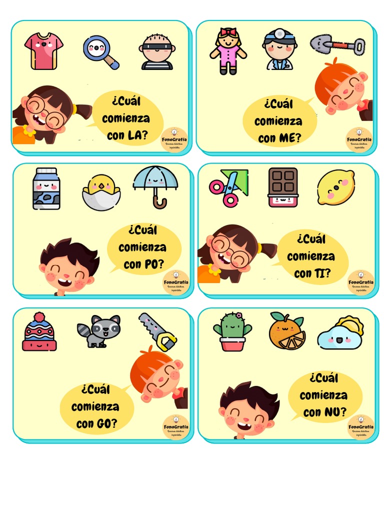 SÍLABAS DIRECTAS E INVERSAS. Selecciona La Respuesta Correcta | PDF