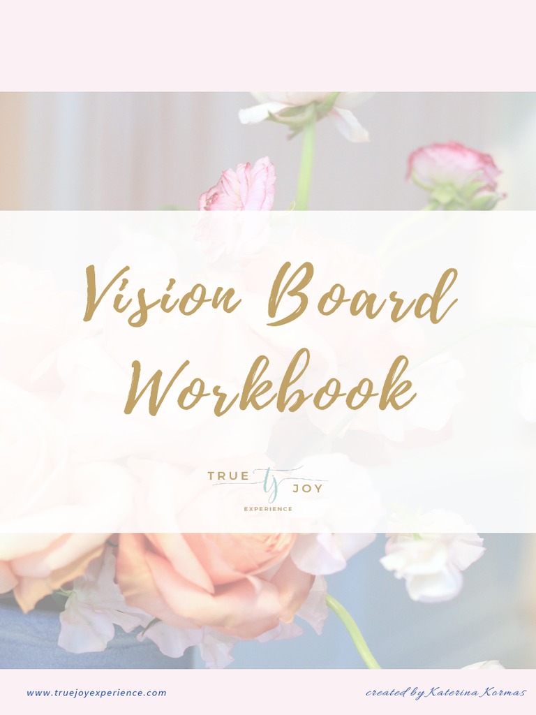 Vision Board Workbook | PDF