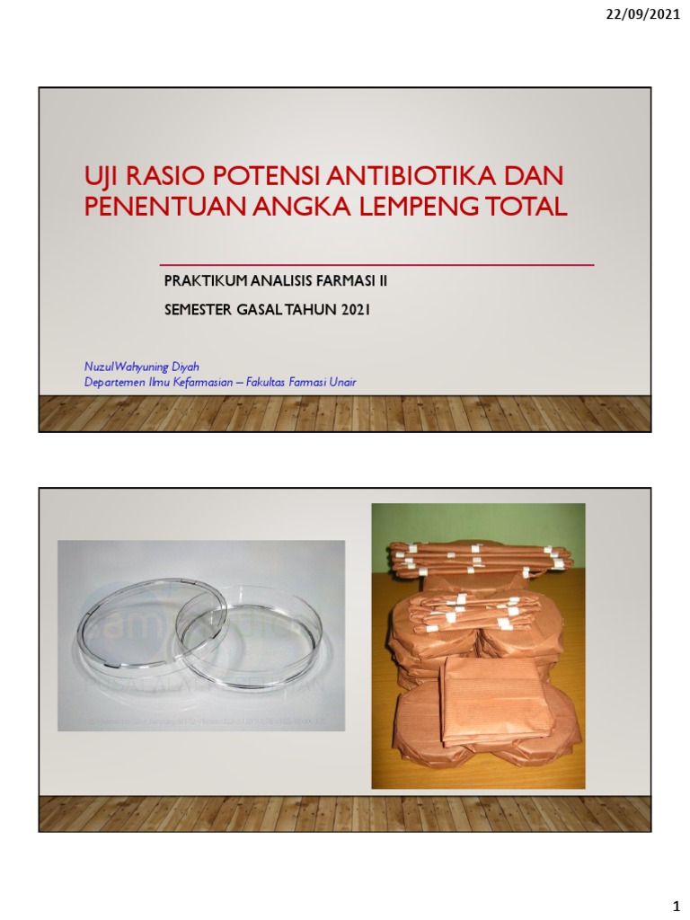 2021 - Prak ANFAR - Uji Potensi Antibiotik Dan Penentuan ALT - Nuzul WD ...