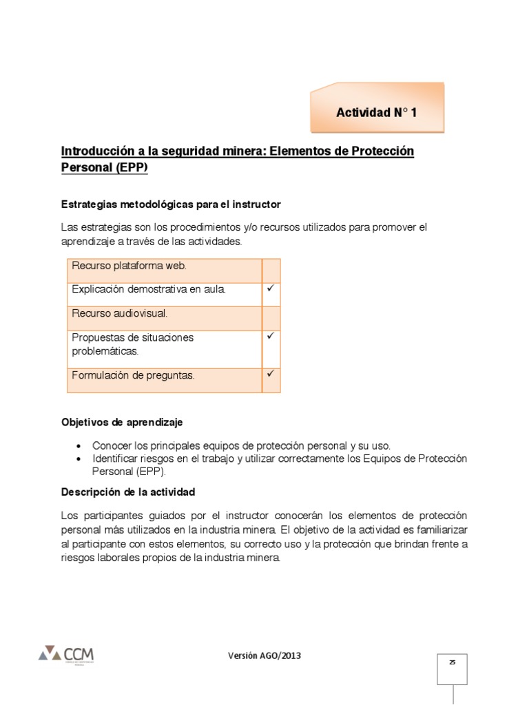Mantenimiento Básico - CCM - Uso EPP | PDF | Presión | Guante