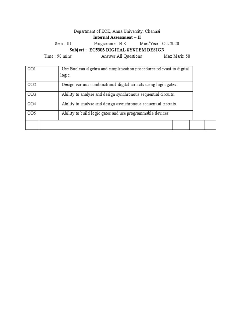 DSD Assessment 2 | PDF | Electronic Circuits | Electrical Engineering