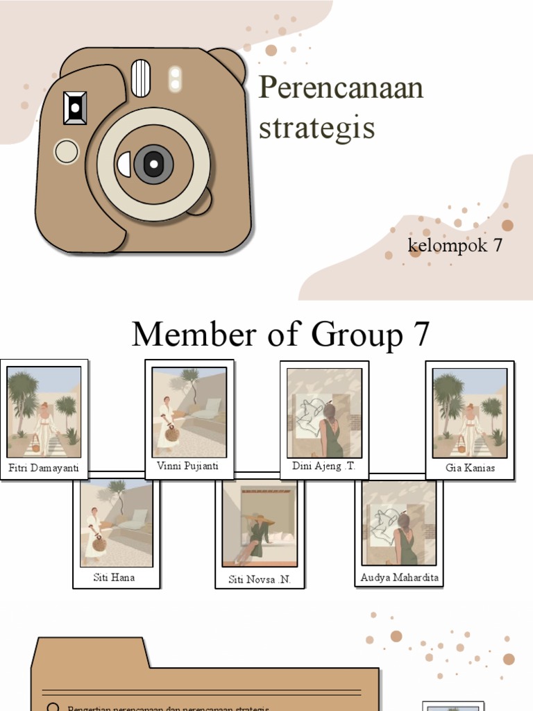 Perencanaan Strategi - Kel 7 | PDF | Bisnis | Pengembangan Diri