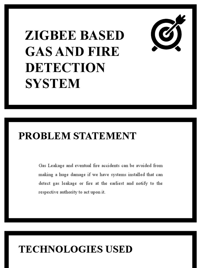 Zigbee Based Gas and Fire Detection System | PDF