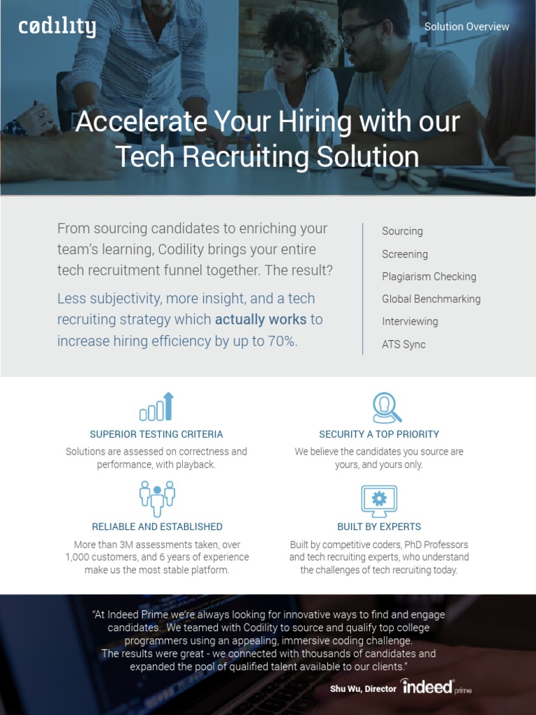 Codility Solution Overview | PDF | Recruitment | Communication