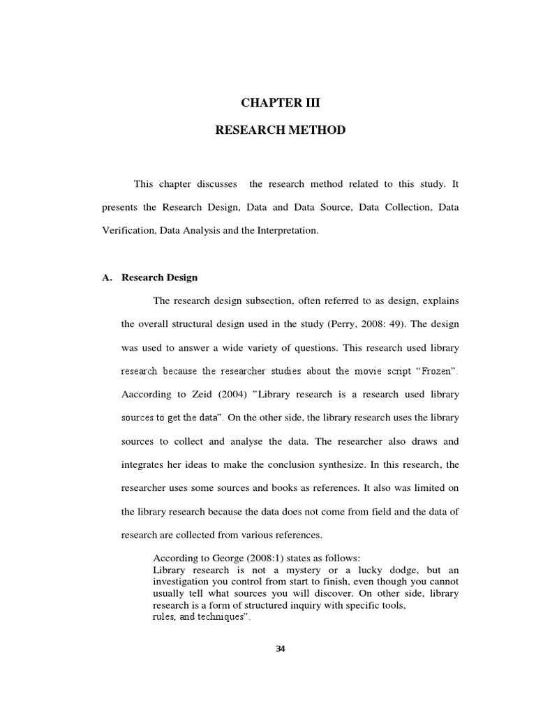 Chapter III | PDF | Qualitative Research | Data