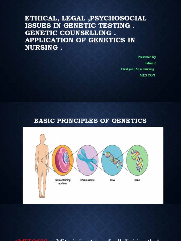 Ethical, Legal, Psychosocial Issues in Genetic | PDF | Genetic ...