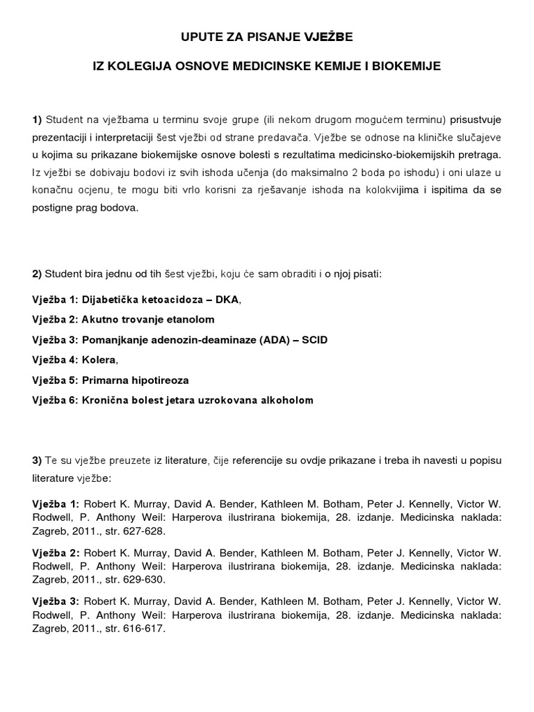 OMKIB Vjezbe Upute | PDF