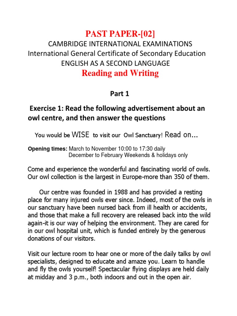 Passpaper - 02 (R-W) | PDF