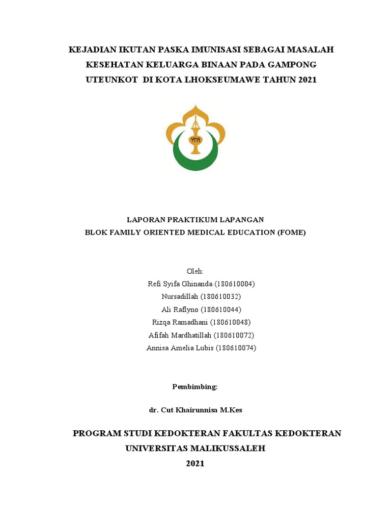 Makalah Home Visite KLP 5A | PDF | Pengembangan Diri | Kesehatan Holistik