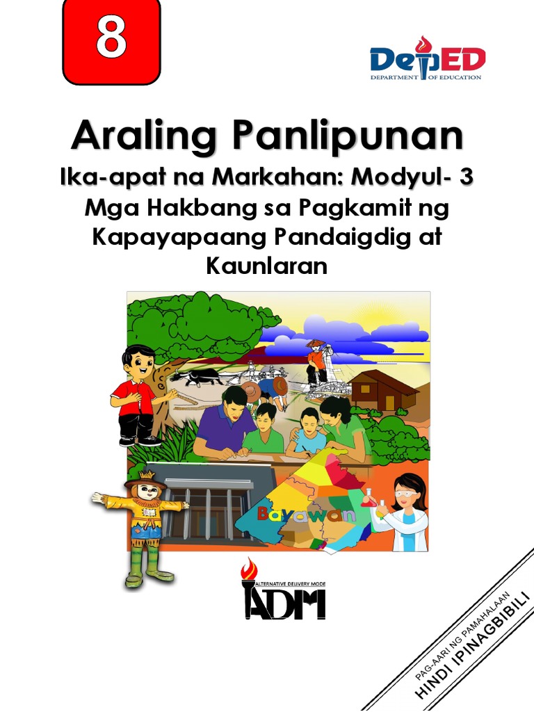 AP8 Q4 M3 Mga Hakbang Sa Pagkamit NG Kapayapaang Pandaigdig at Kaunlaran Week 5 Final | PDF