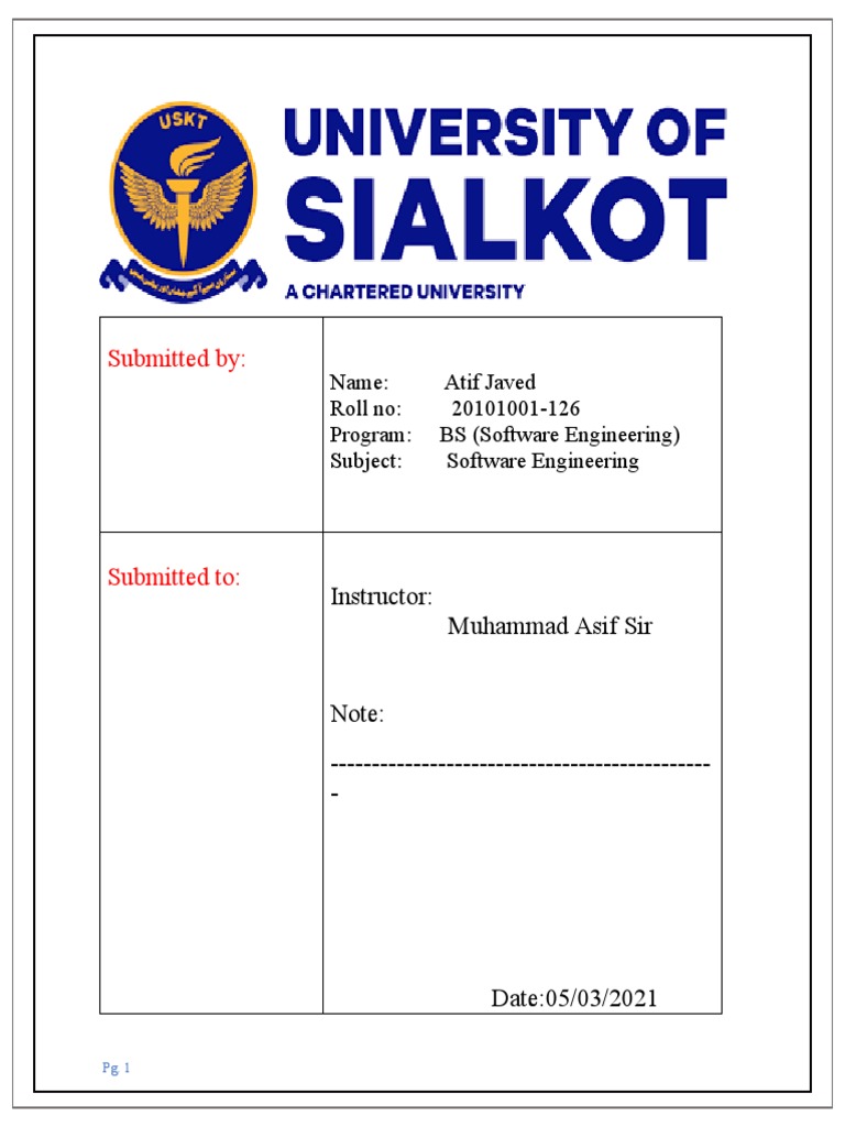 Atif Javed-126 SE Assignment | PDF | Software Prototyping | Usability