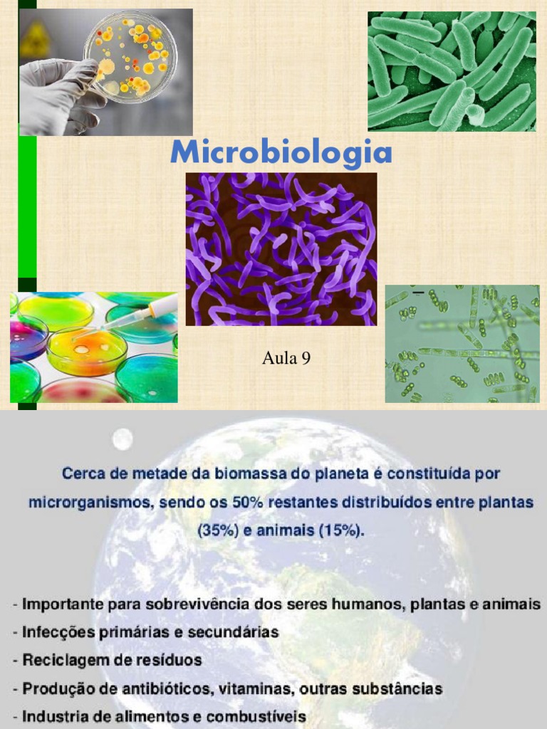 Aula 9 - Microbiologia | PDF | Nutrientes | Microrganismo