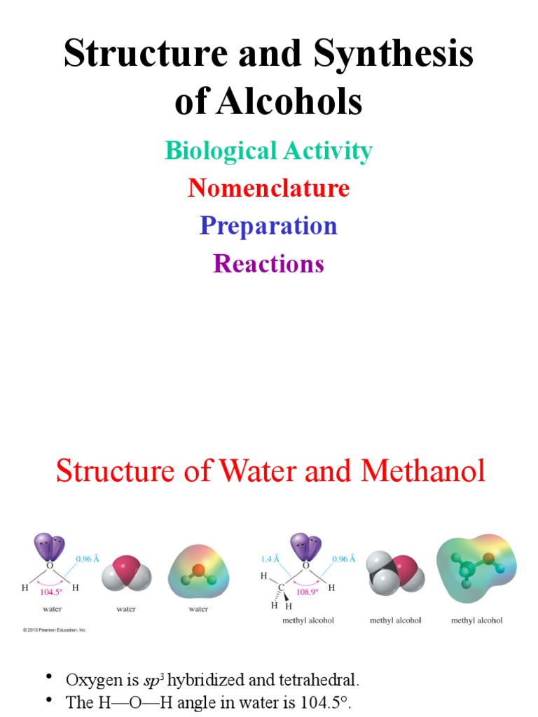 Alcohols-Structure and Synthesis 2 | PDF | Ether | Alcohol
