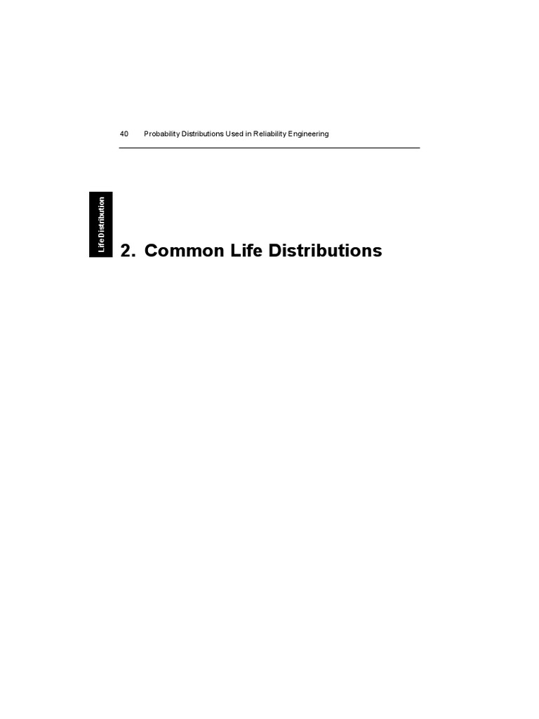 Common Life Distributions: 40 Probability Distributions Used in ...