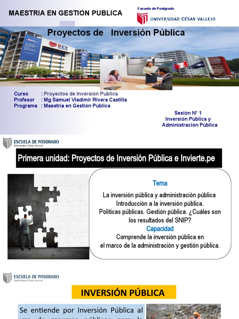 Pip Sesión 1 2021 1 | PDF | Administración Pública | Gobierno