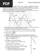 Exercice corrigé : Circuit RLC forcé | PDF | Tension électrique ...