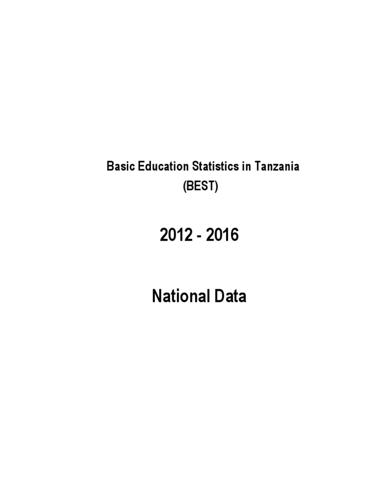 BEST National Data 2012 2016 | PDF | Vocational Education | Schools
