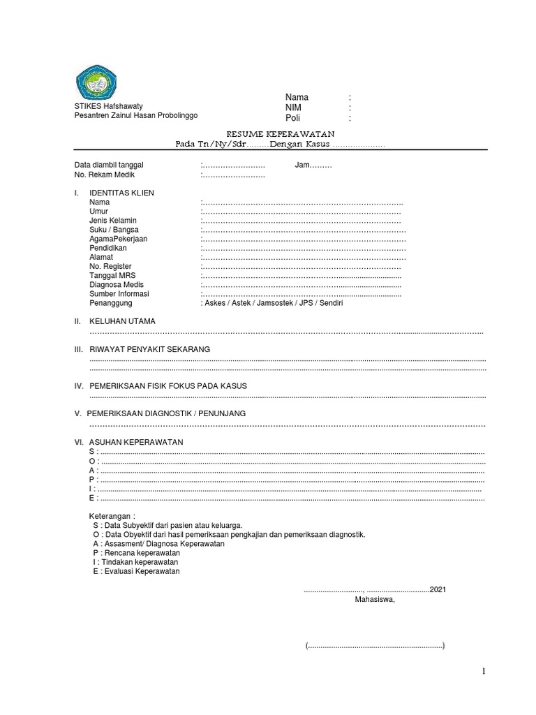 Format Resume Praktik KMB | PDF