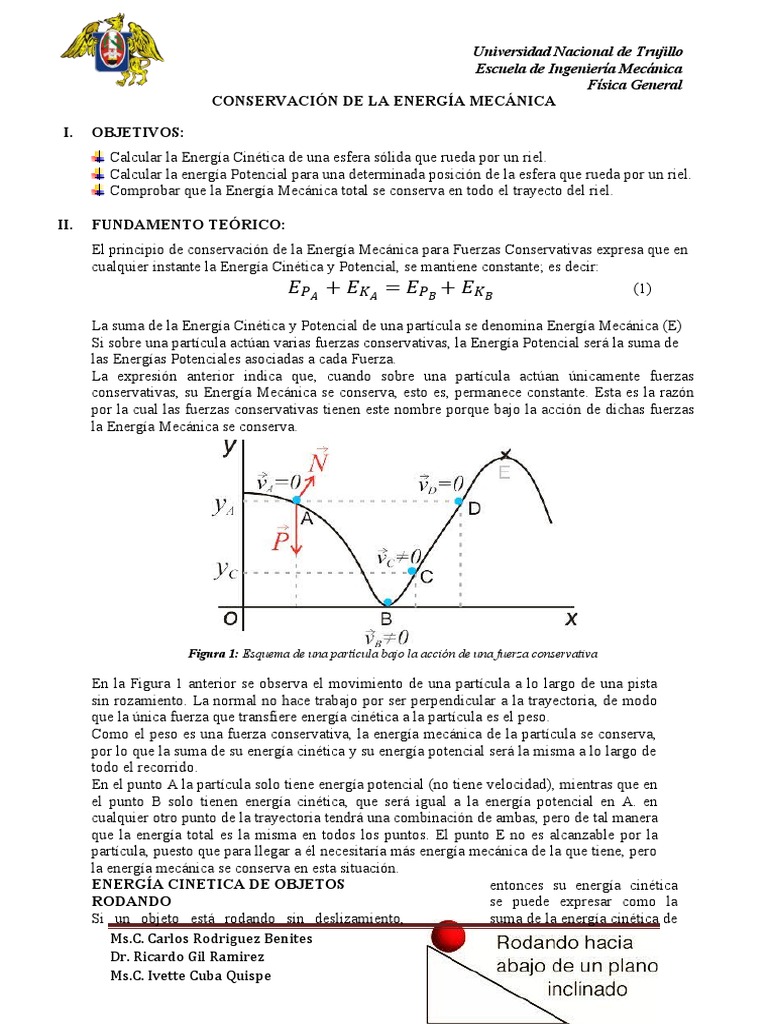 05 Conservación de La Energía Mecánica | PDF | Energía potencial ...