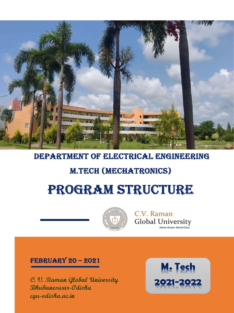 M.tech Mechatronics Syllabus | PDF | Programmable Logic Controller | Microcontroller