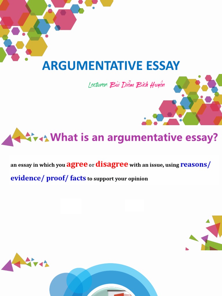 Argumentative Essay Part 1 | PDF | Argument | Reason
