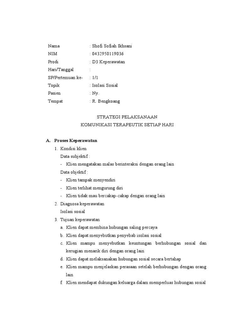 SP 1 Isos | PDF | Gaya Hidup