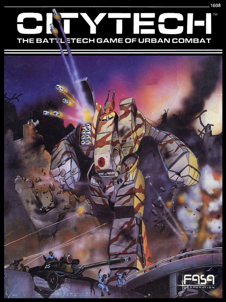 BattleTech - Citytech - 1608 Core Game Set - 1986 | PDF