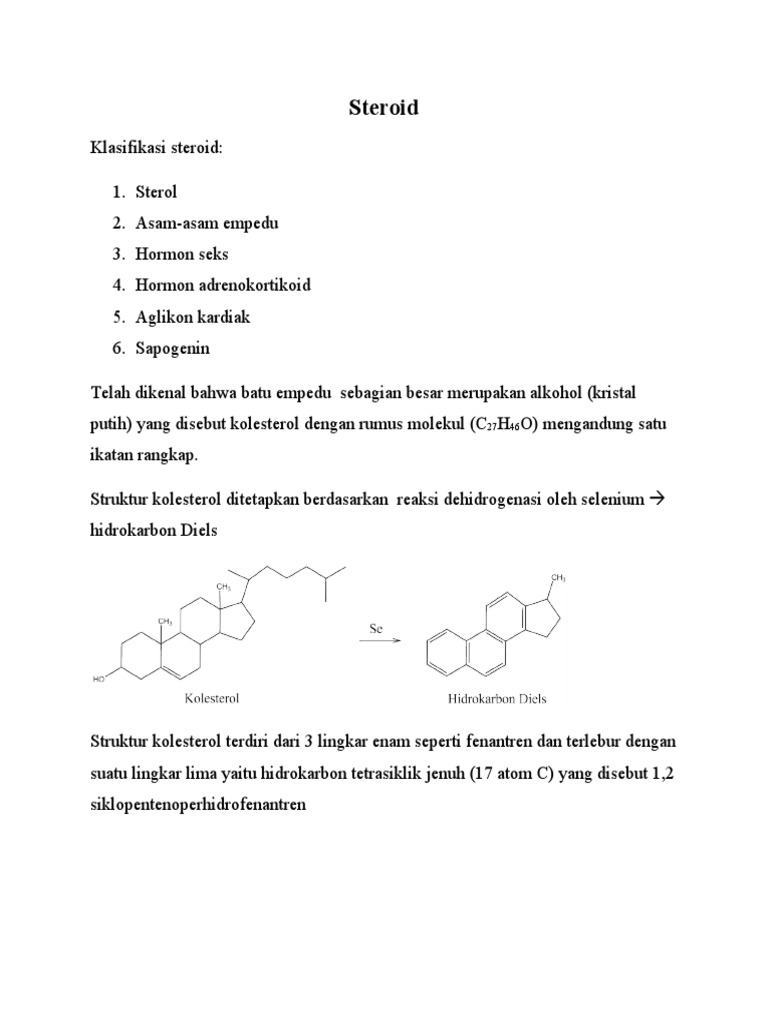 Steroid | PDF