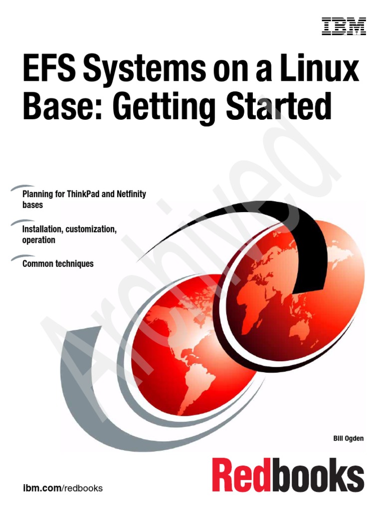 EFS Systems On A Linux A Linux Base: Getting Started G Started | PDF | Operating System | Linux