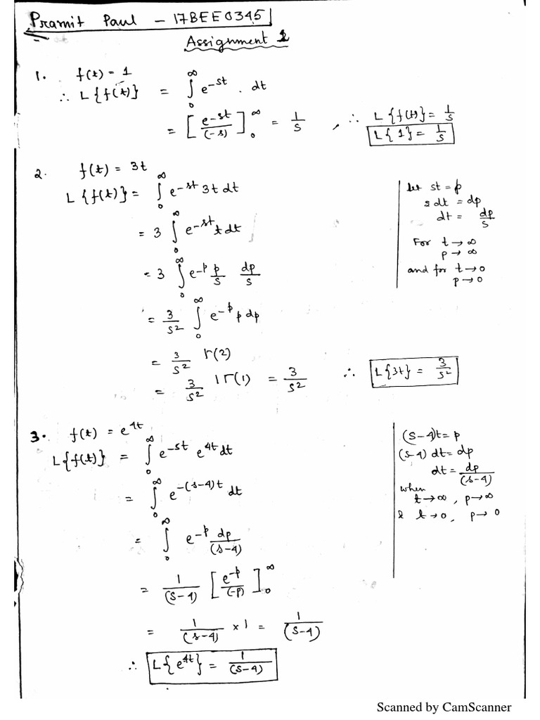Calculus Assignment 1 | PDF