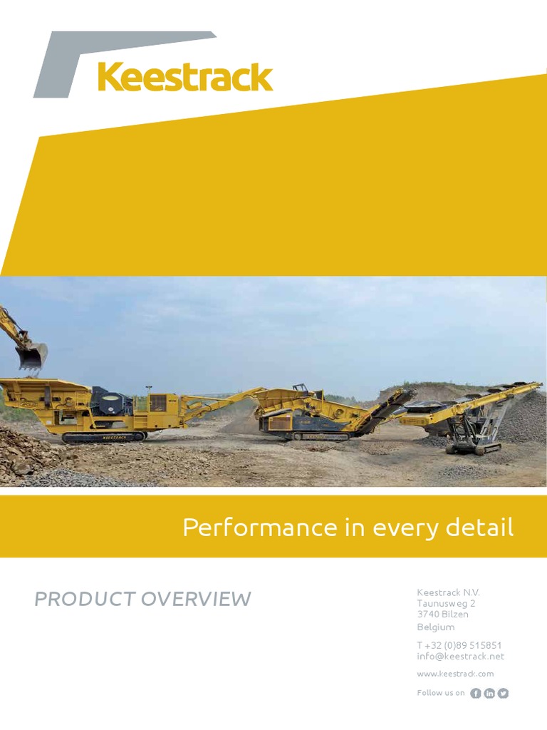 Performance in every detail with Keestrack crushing and screening ...