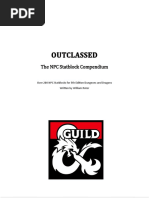Mythic Actions For The Monster Manual | PDF | Dungeons & Dragons | Vampires