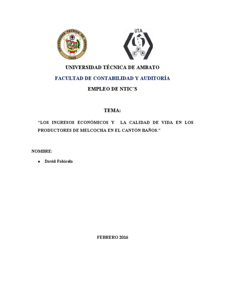 Caratula Proyecto Tics | PDF