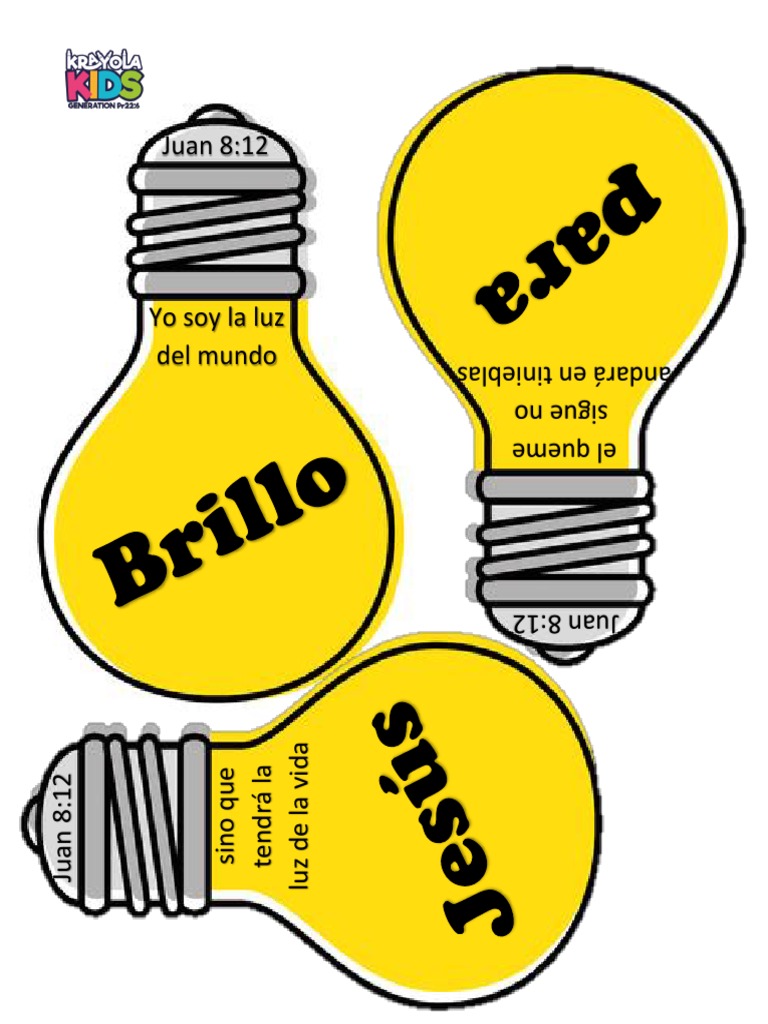Manualidad Brillo para Jesús | PDF